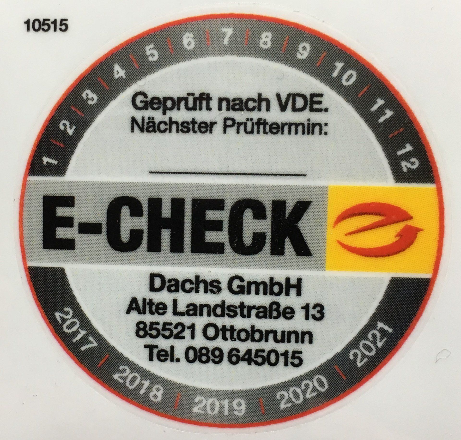 E Check Plakette Bestellen