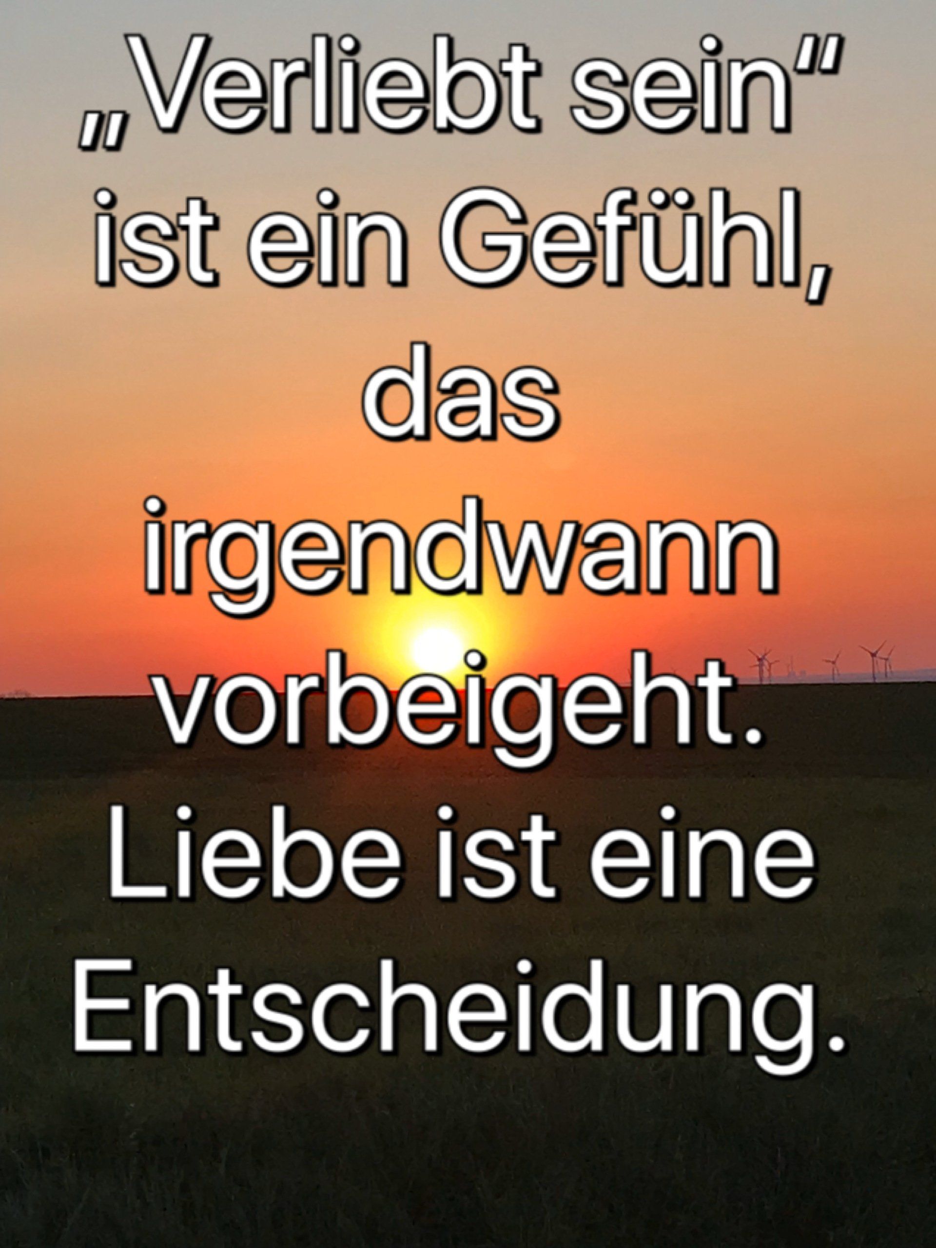 Von Verliebtheit und Liebe