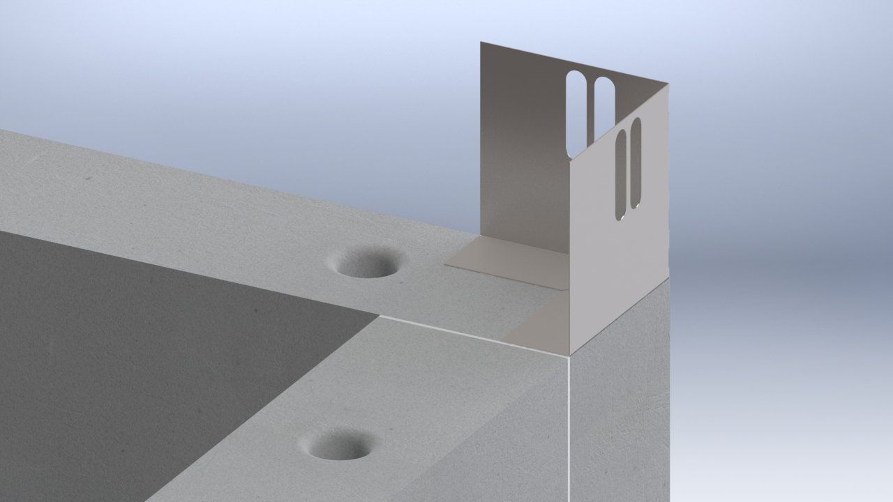 Metal Edge Formwork, Concrete Slab Edge Shutter, Permanent Formwork