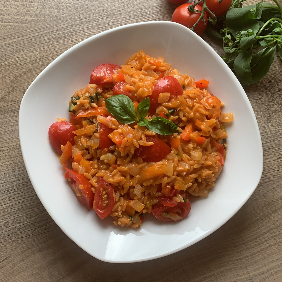 Risotto Mit Roten Linsen