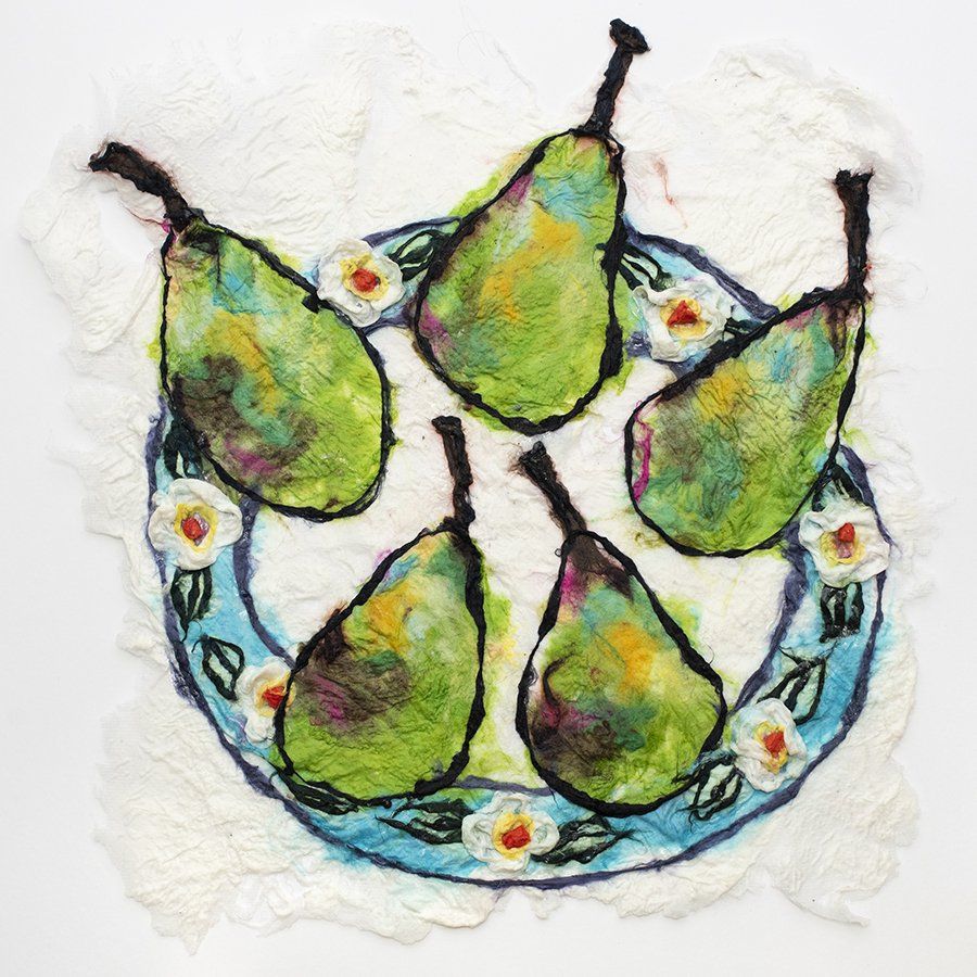 Fruit Textile Pieces