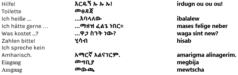 Amharisch lernen mit Langzeitgedächtnis-Lernmethode