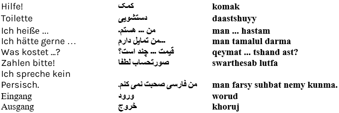 Persisch lernen mit Langzeitgedächtnis-Lernmethode