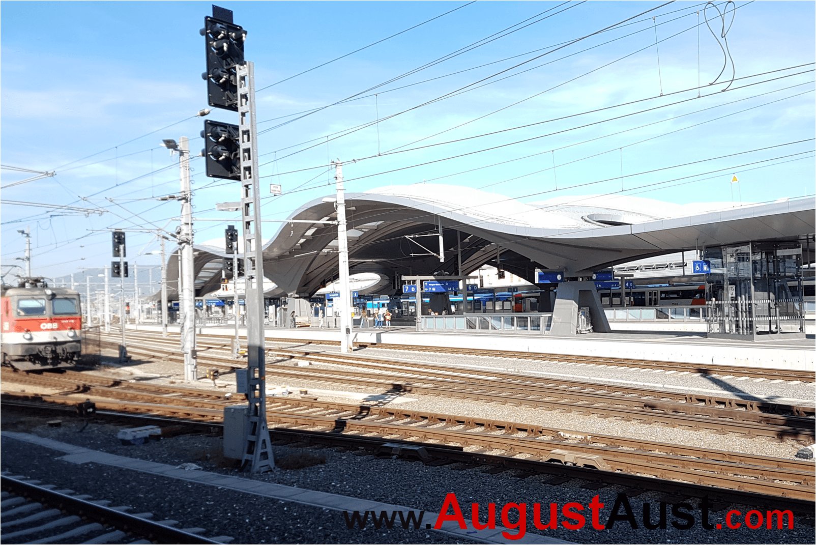 Fotos und Information, Graz Hauptbahnhof und Busbahnhof