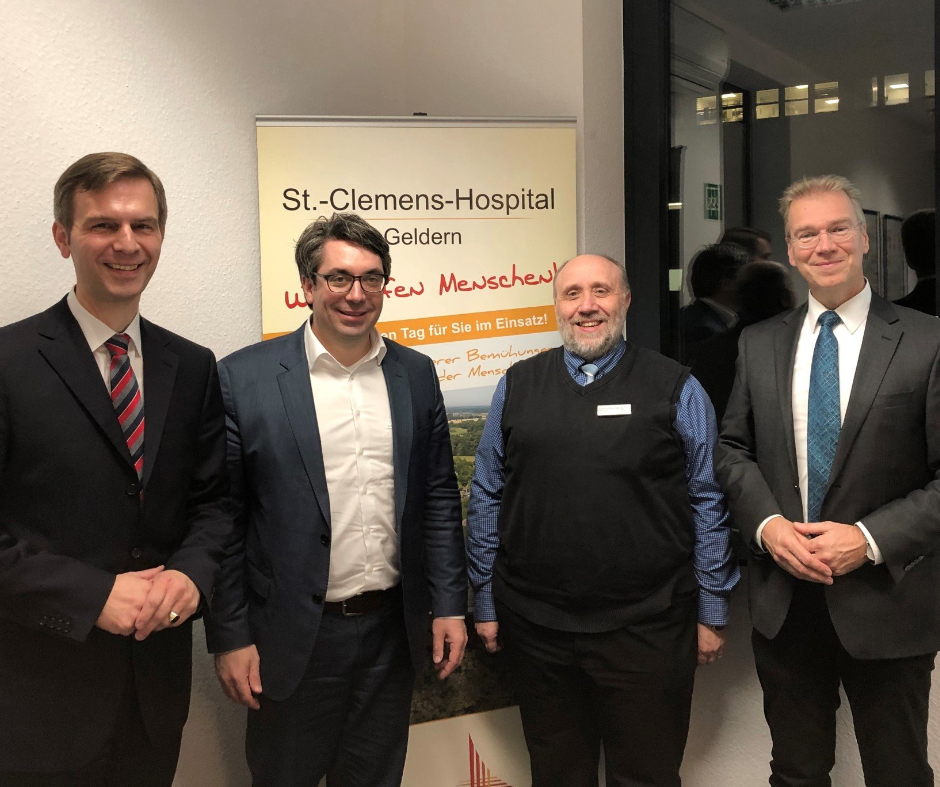 Rouenhoff zu Gesprächen im St.-Clemens-Hospital Geldern