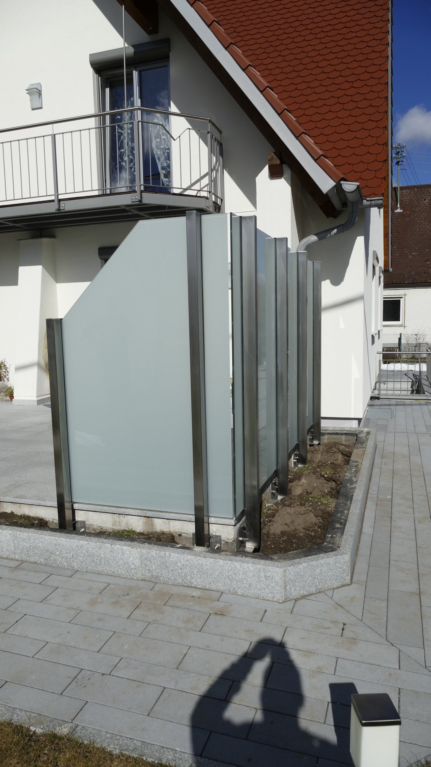 Glasbau, Glas, Glaserei - GLAS VOGEL - Windfang, Sichtschutz,