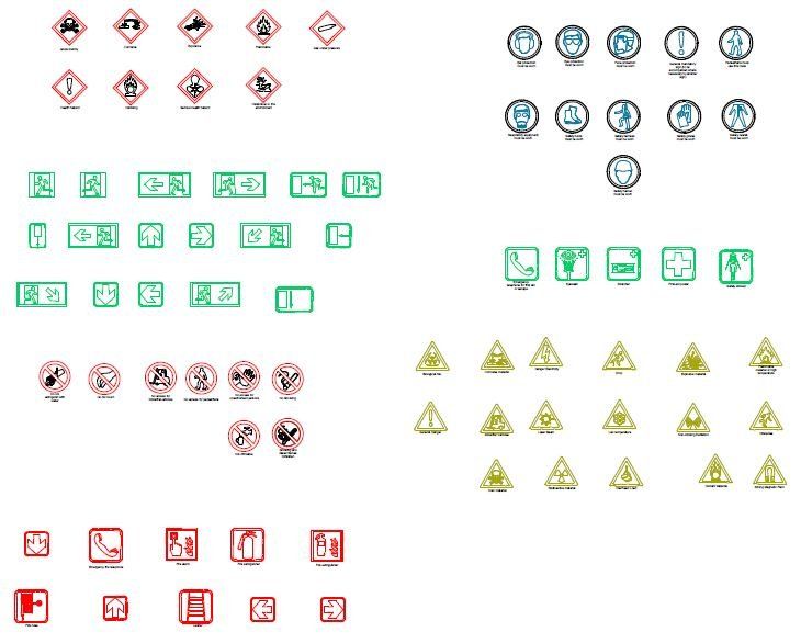 Health & Safety Risk Register & Signs Using Revit