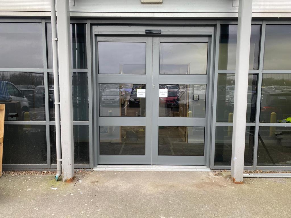 Automatic pedestrian doors