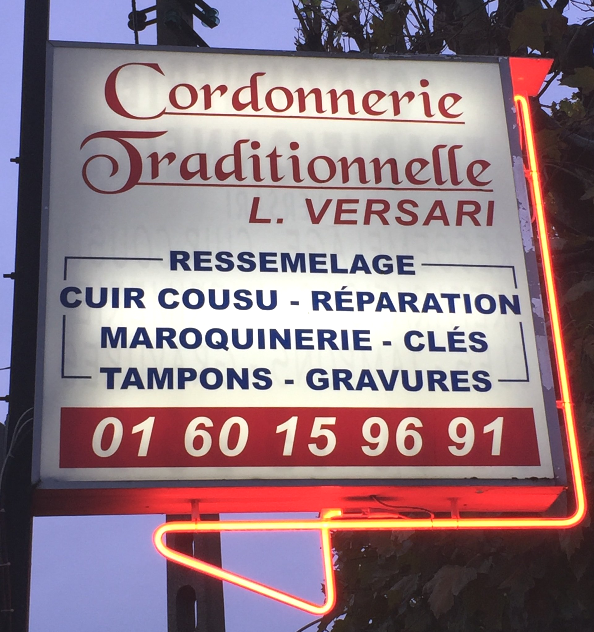Cordonnerie traditionnelle artisanale et en ligne ste Geneviève des bois