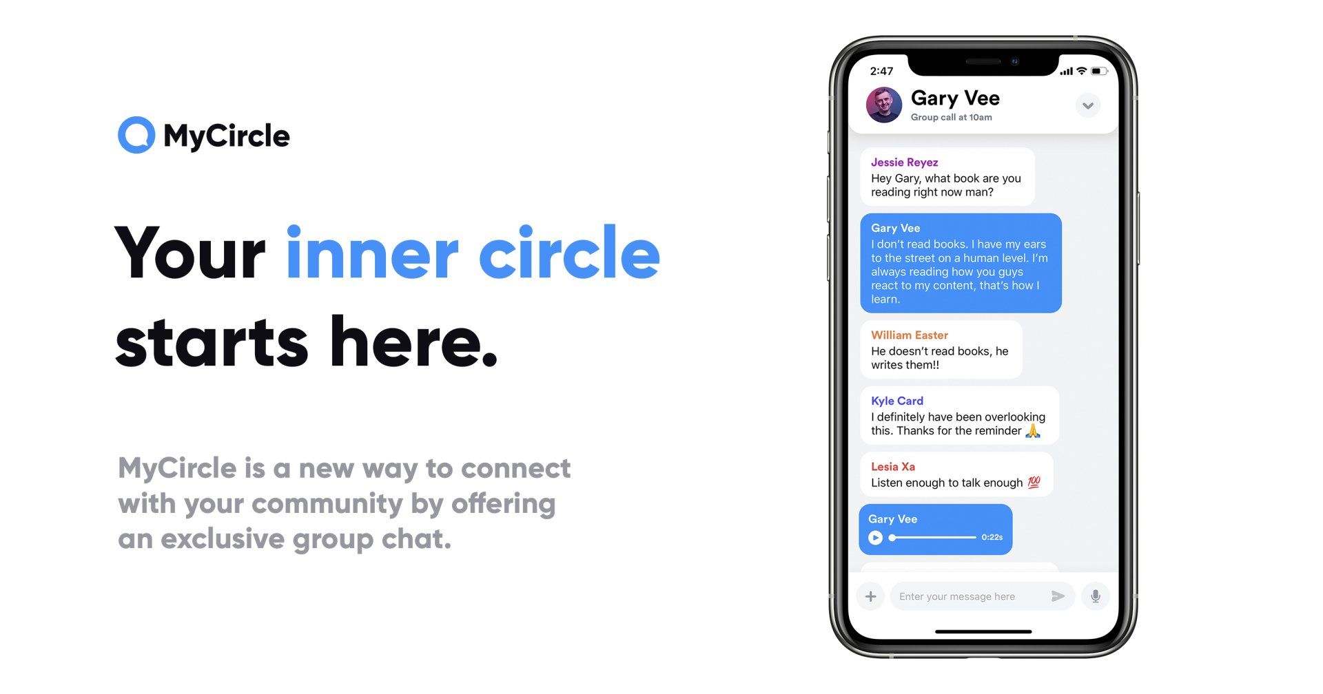MyCircle - Celebrity Group Chats