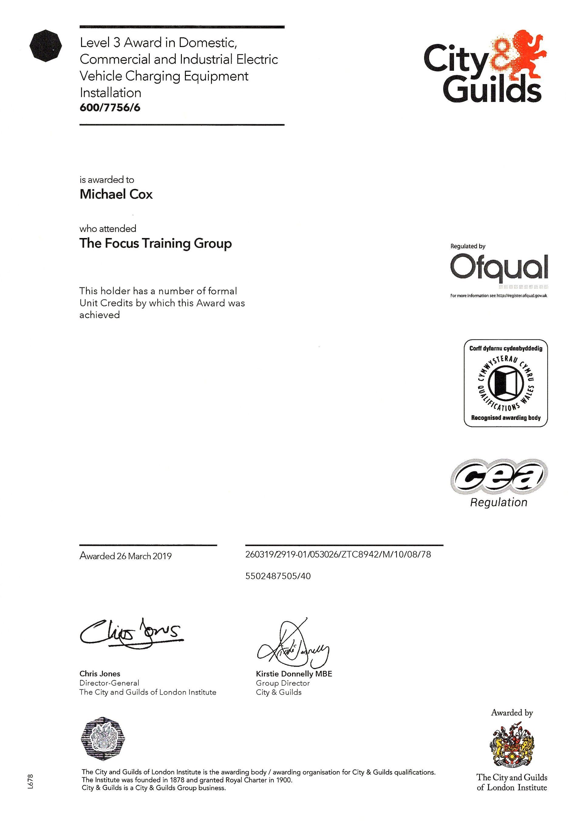 Approved Electrician based in North Devon, Bideford