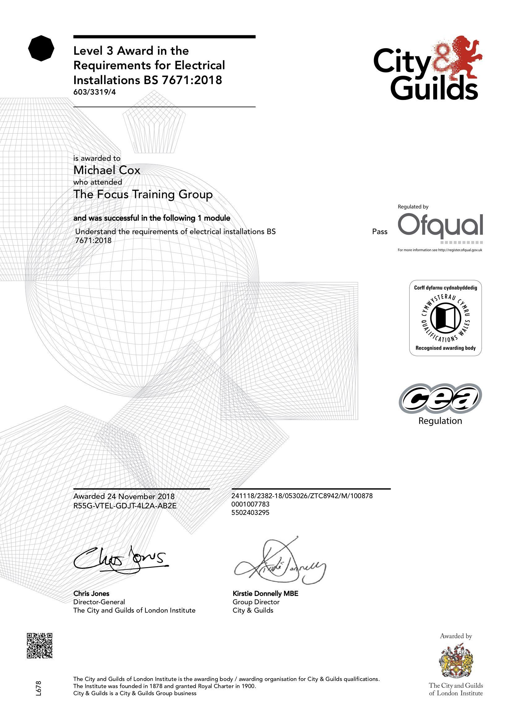 Approved Electrician based in North Devon, Bideford