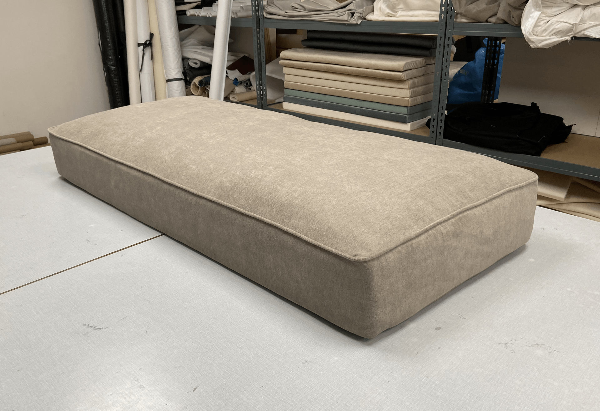 Coussin banquette, canapé et fauteuil sur mesure