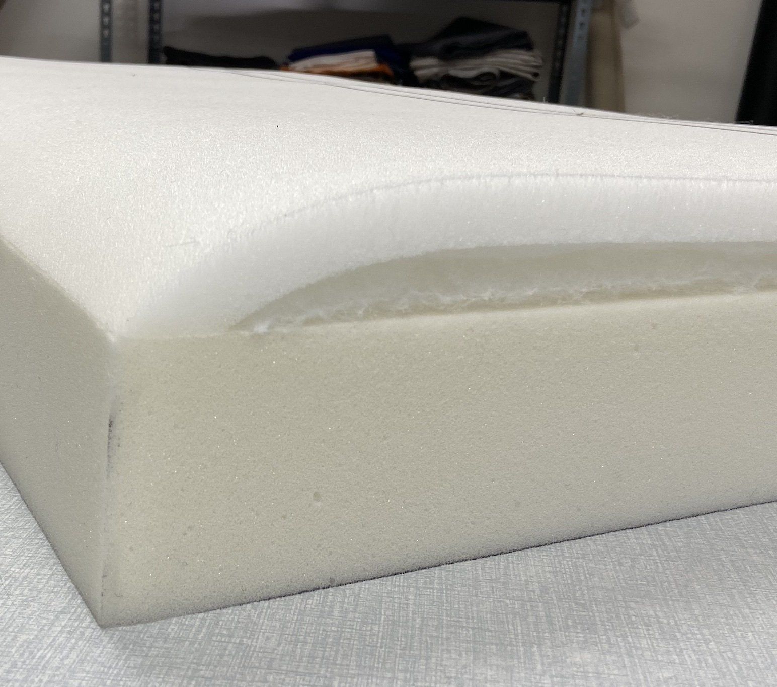 Mousse sur mesure bombee pour un excellent confort, Bultex