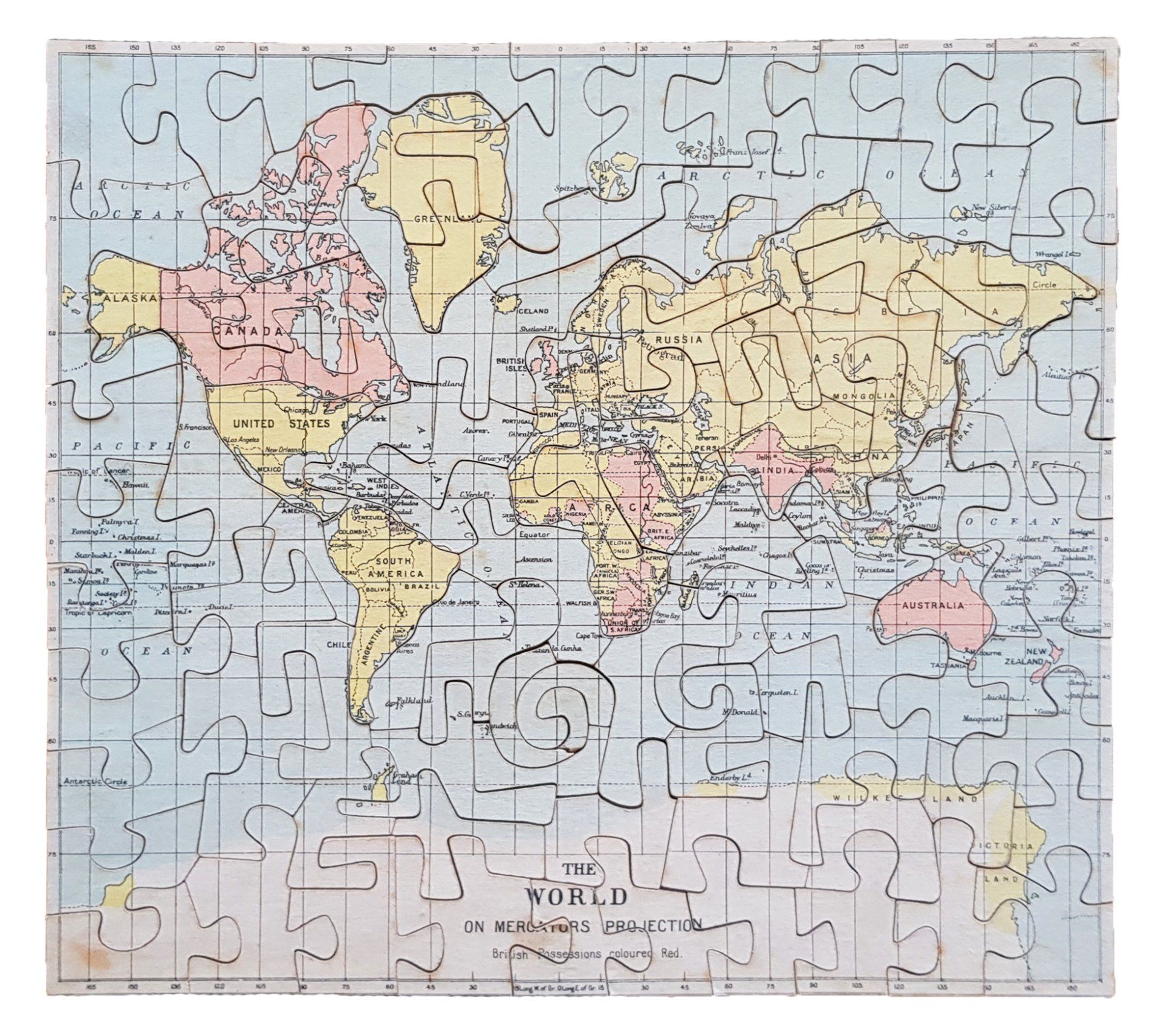 Geographia Ltd. map jigsaw puzzles