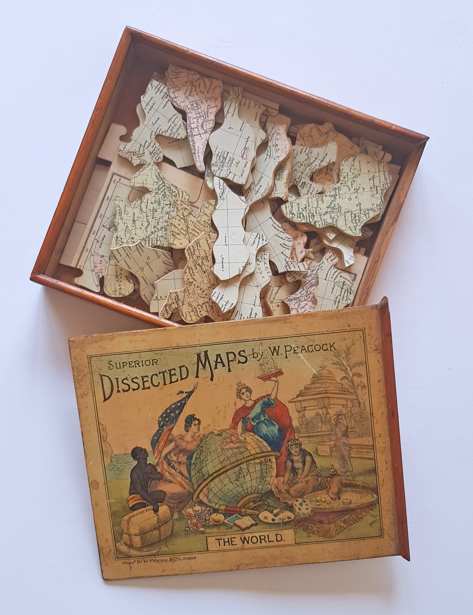 William Peacock map jigsaw puzzles