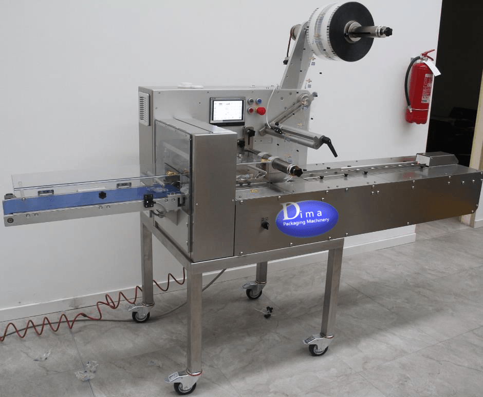 Mini Flow pack → Máquina Flow pack —DIMA