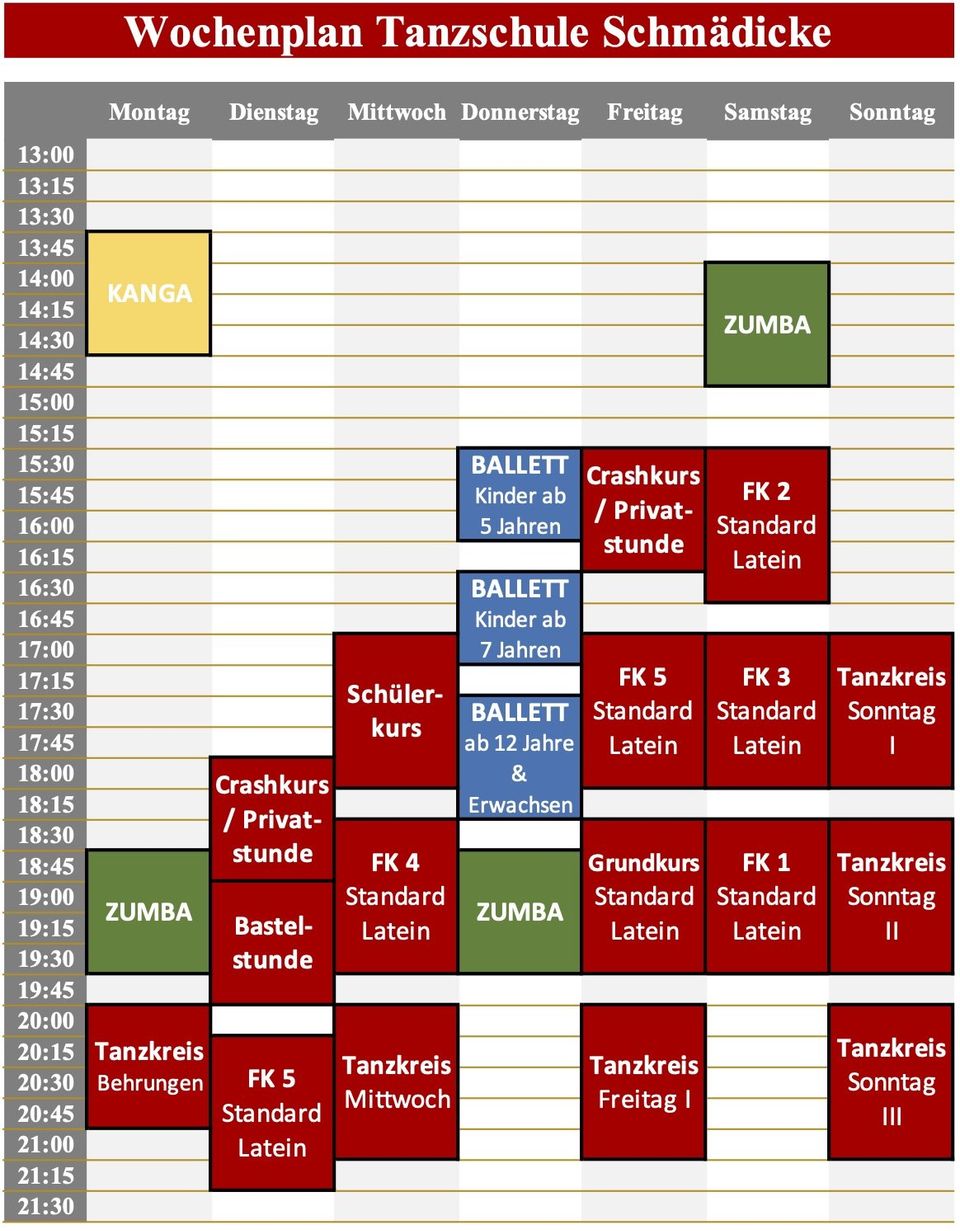 Tanzschule Schmädicke, Gesellschaftstanz in Meiningen