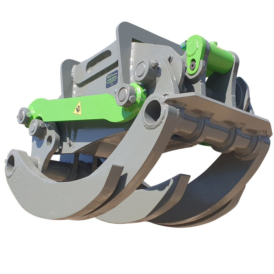 RSL Engineering Excavator Attachments - Log Grabs