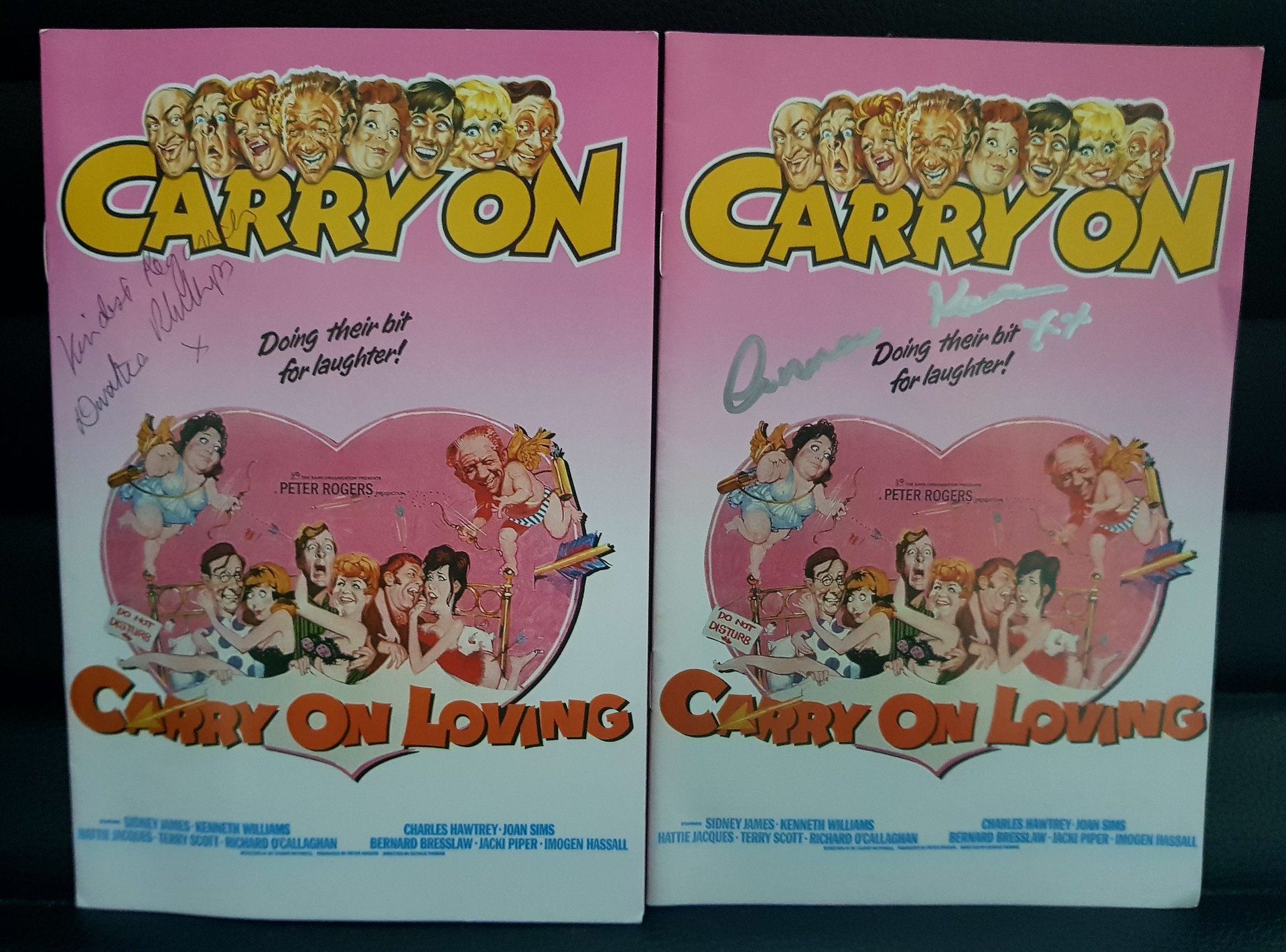 Carry On Films (Signed DVDs) 1967 to 1992