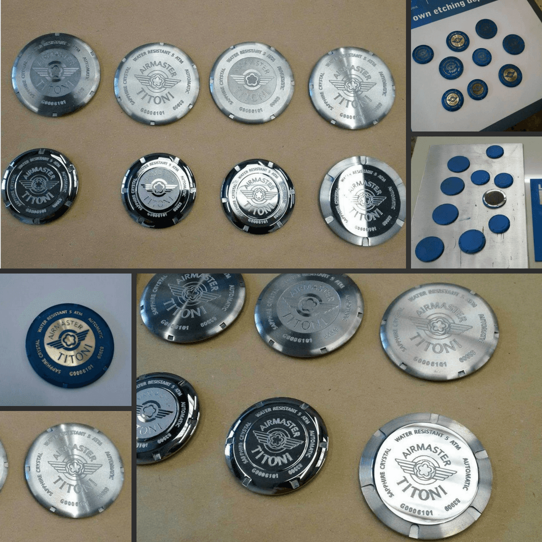 Chemically Etched Watch Backs - Thailand