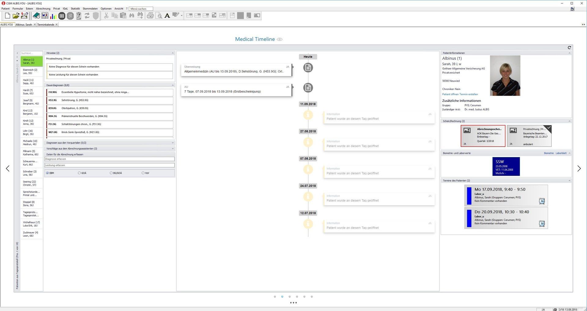 ALBIS - die richtige Praxissoftware für Ärzte u. Psychologen
