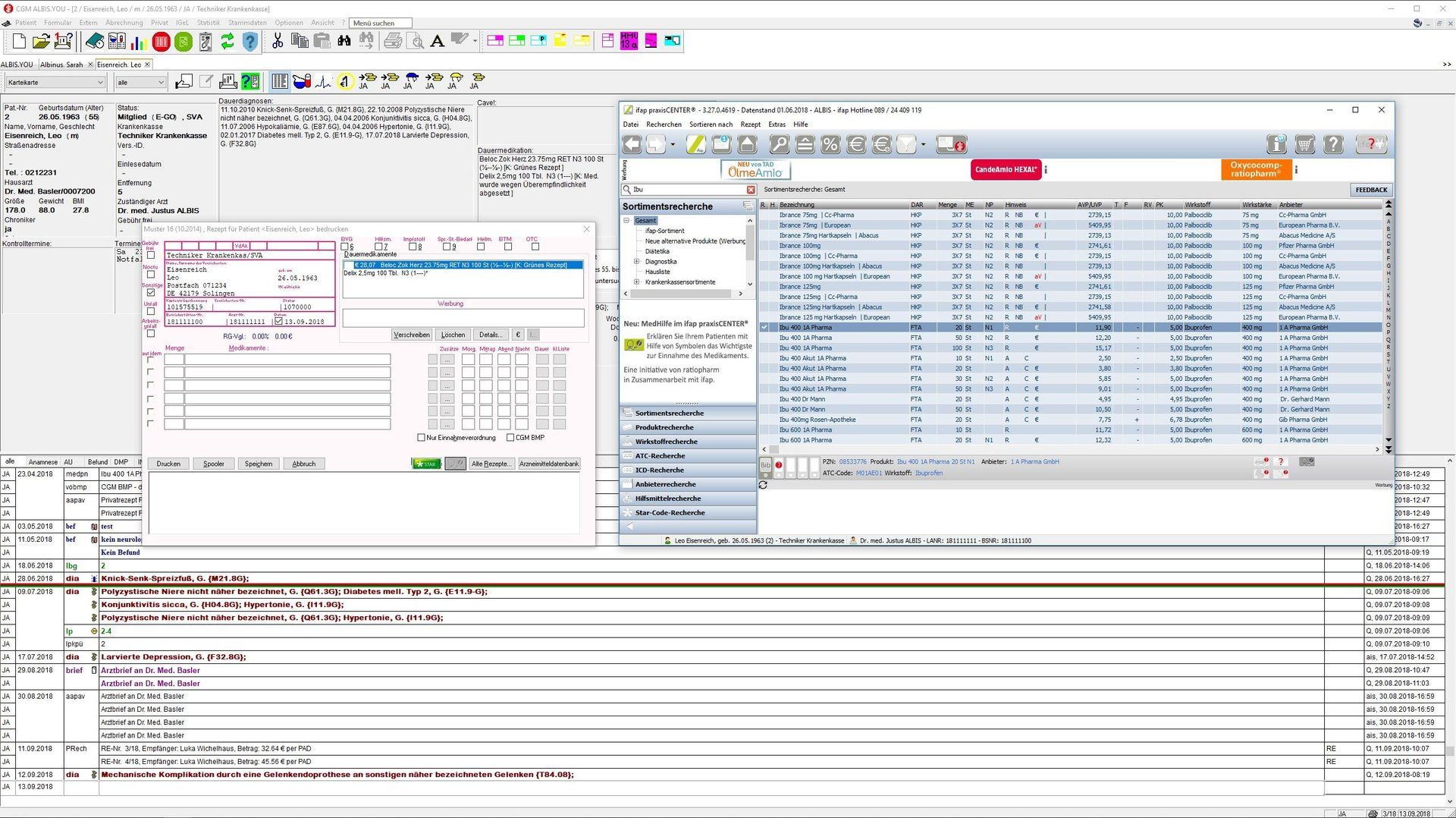 ALBIS - die richtige Praxissoftware für Ärzte u. Psychologen