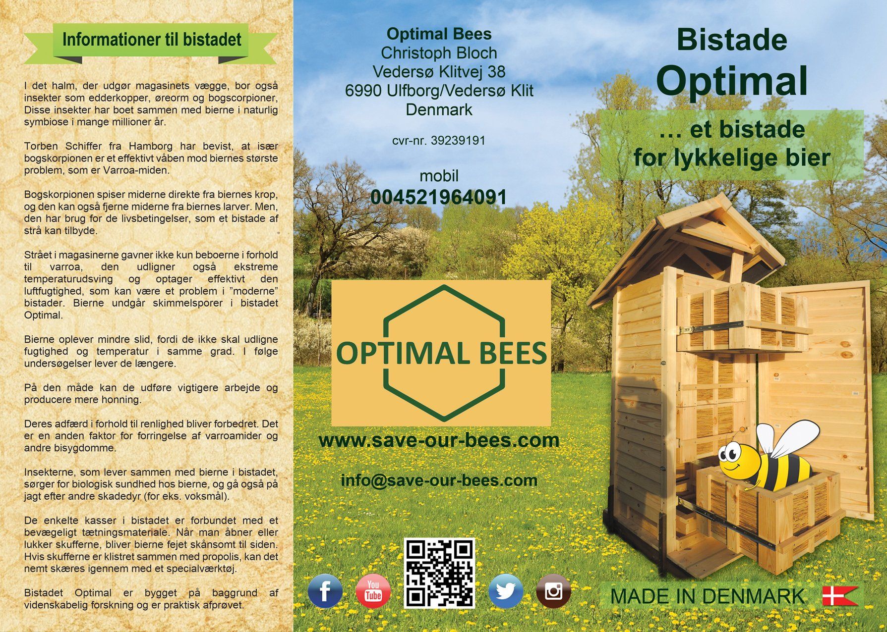 OPTIMAL BEES, Beste Bienen Beute, Klima Beute, Schilf Stroh Beute ...