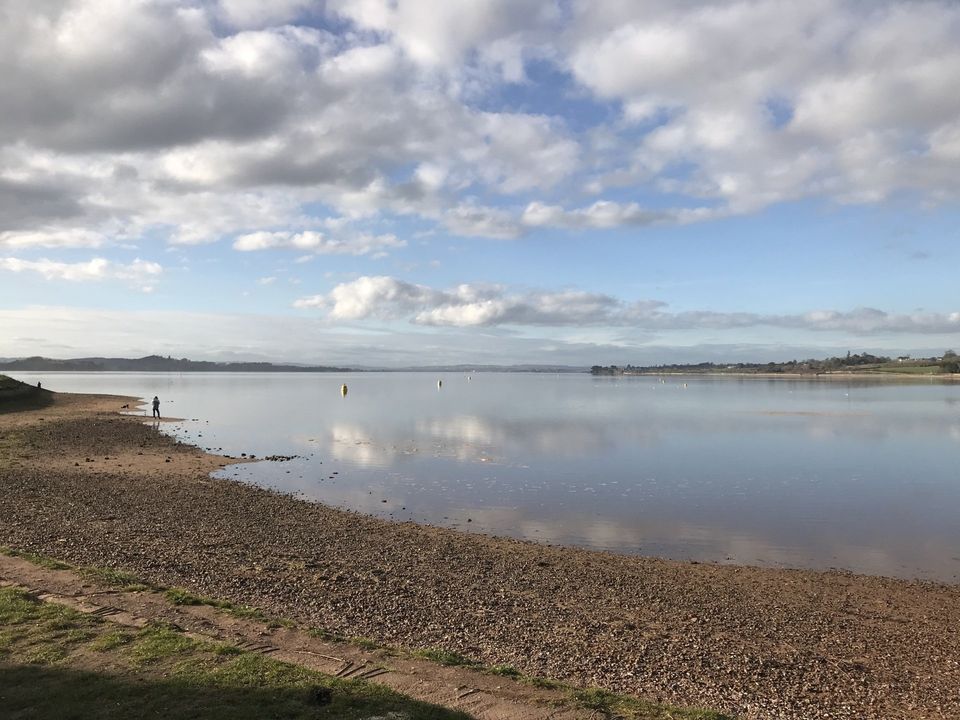 Flood defence works on the Exe Estuary