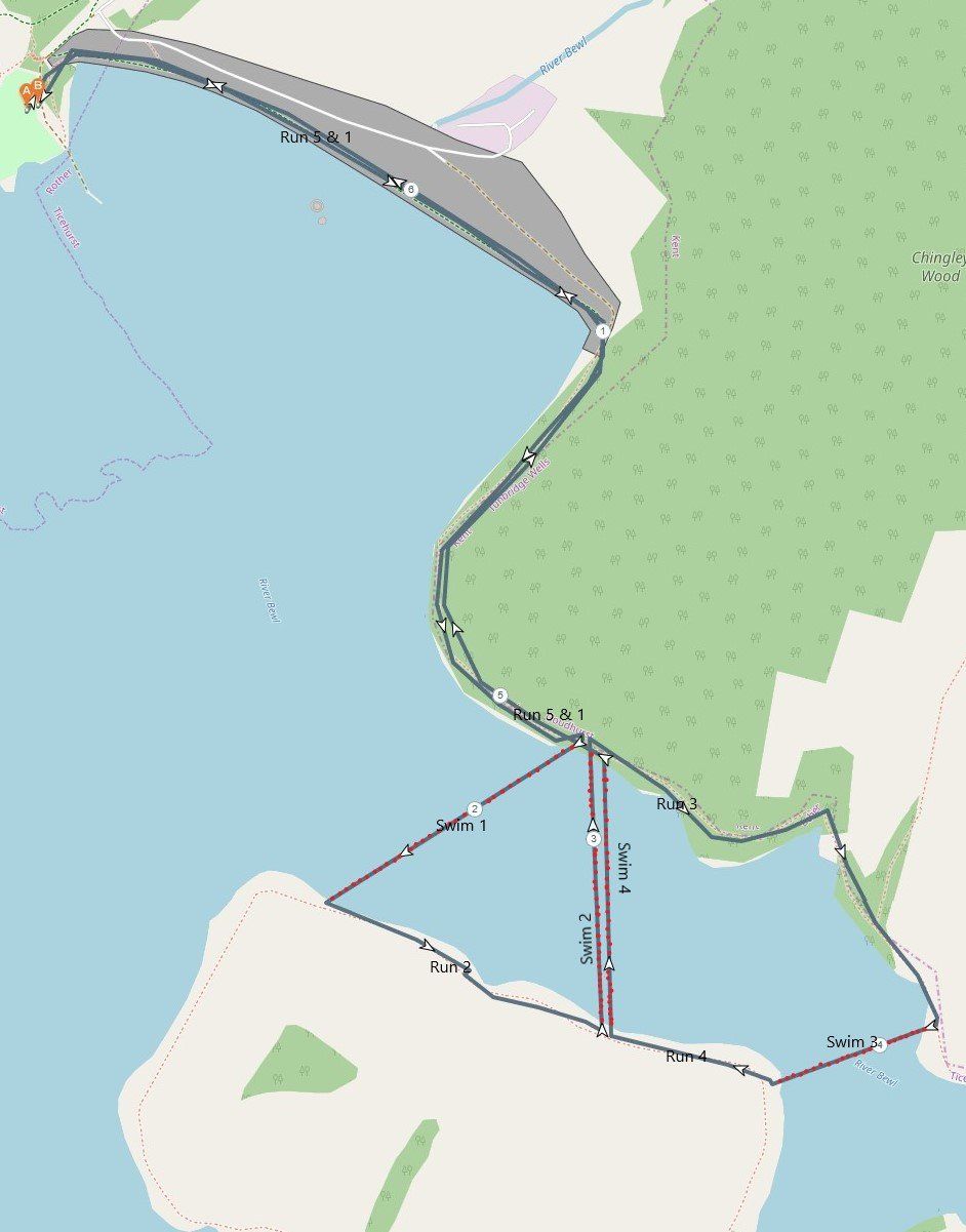 Bewl Water, Tunbridge Wells Swimrun 2021