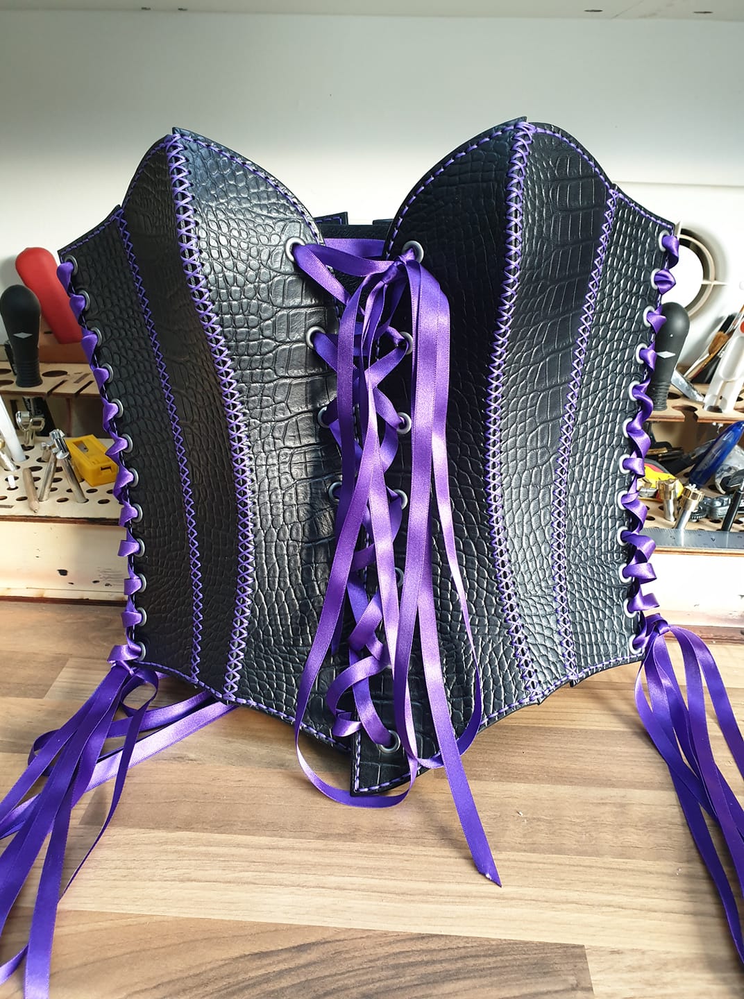 The Full Leather Bodice