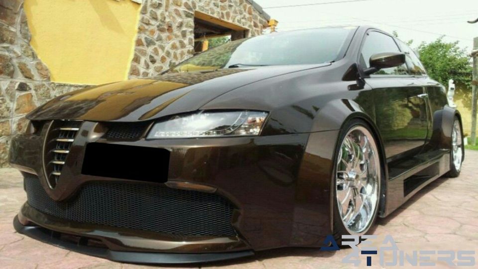 REPORTAJE COCHE TUNING AREA4TUNERS Fiat Stilo Dark Angel