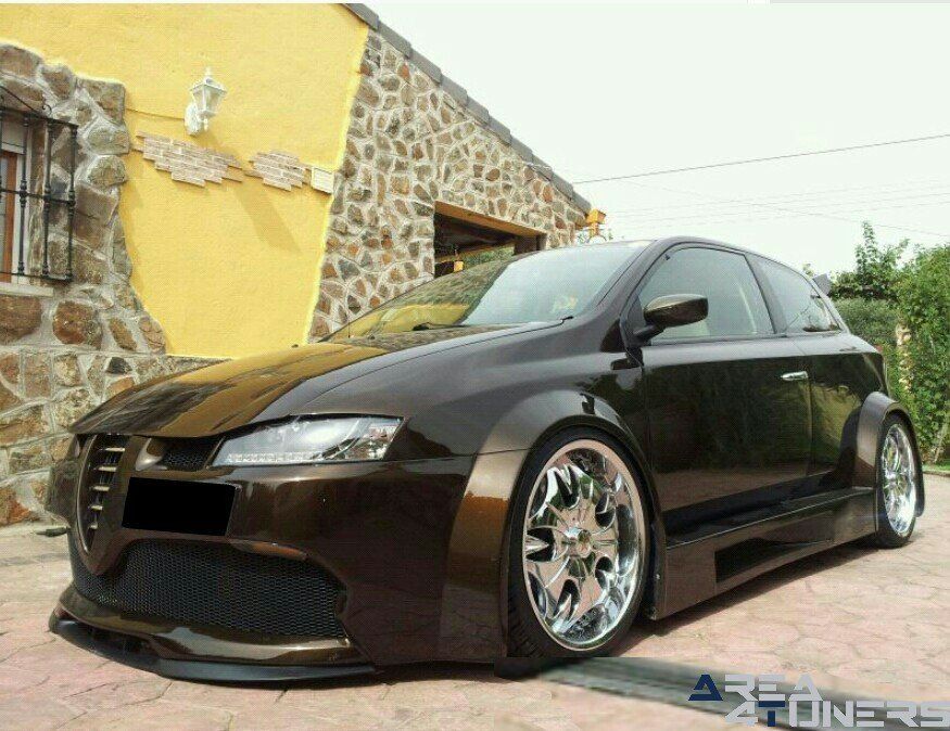REPORTAJE COCHE TUNING AREA4TUNERS Fiat Stilo Dark Angel
