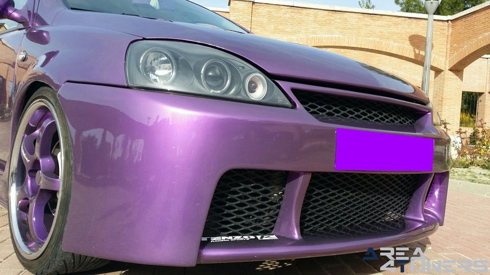 REPORTAJE COCHE TUNING AREA4TUNERS Opel Corsa Purple Ride Bubble