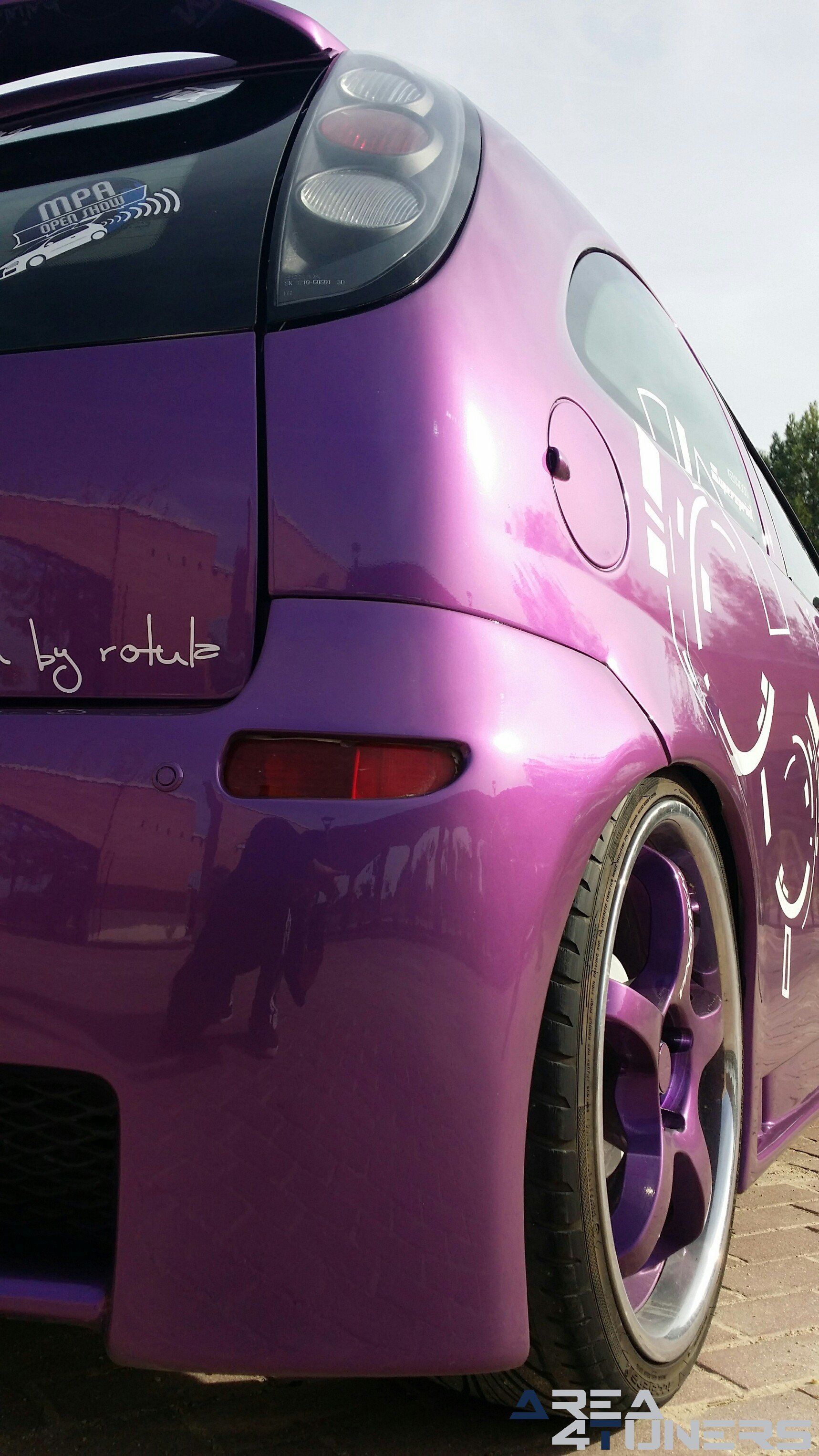 REPORTAJE COCHE TUNING AREA4TUNERS Opel Corsa Purple Ride Bubble