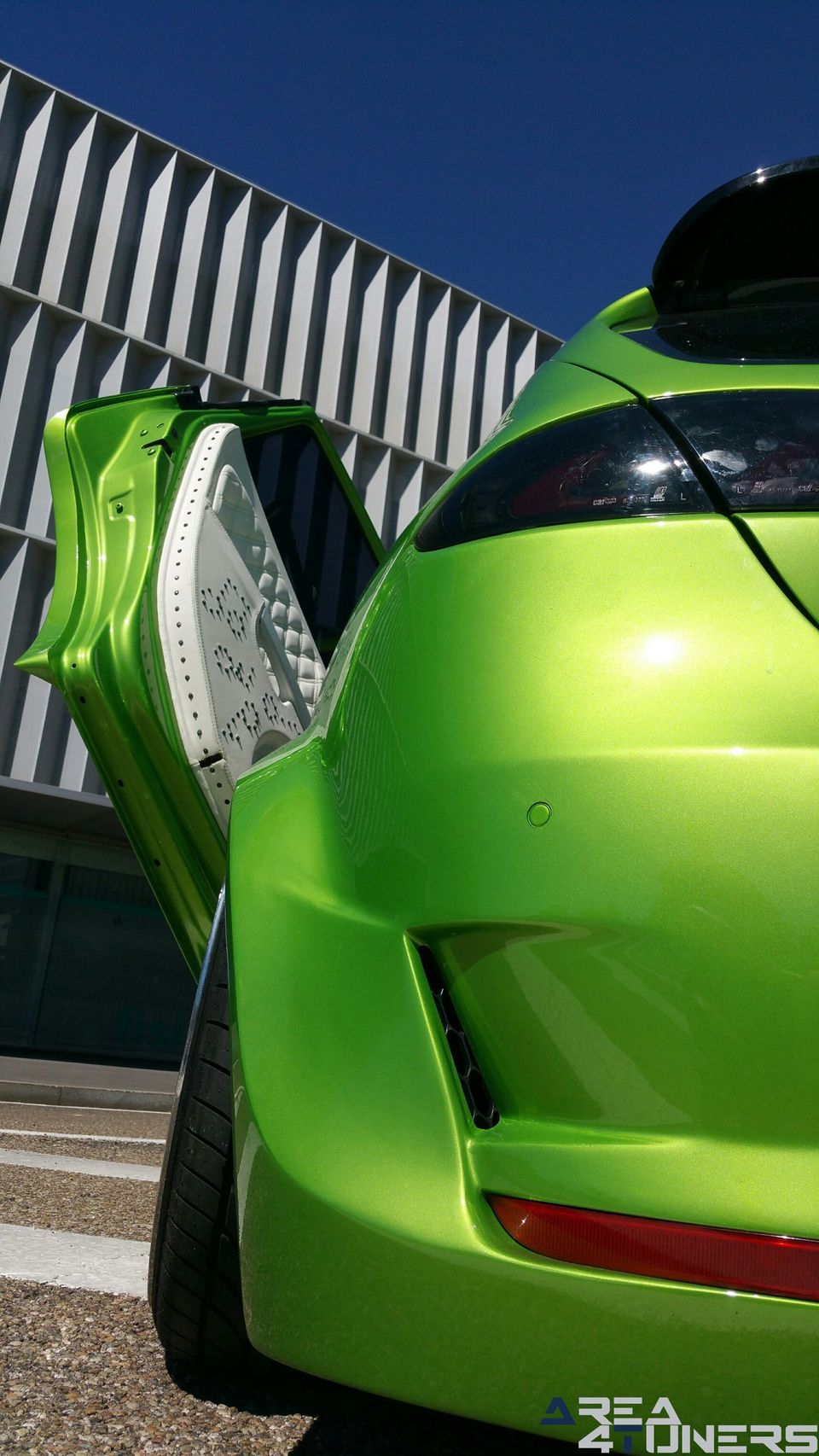 REPORTAJE COCHE TUNING AREA4TUNERS Seat Leon Green Diamond