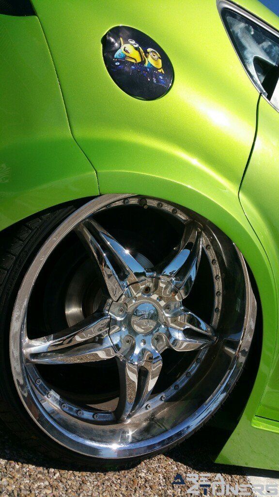 REPORTAJE COCHE TUNING AREA4TUNERS Seat Leon Green Diamond