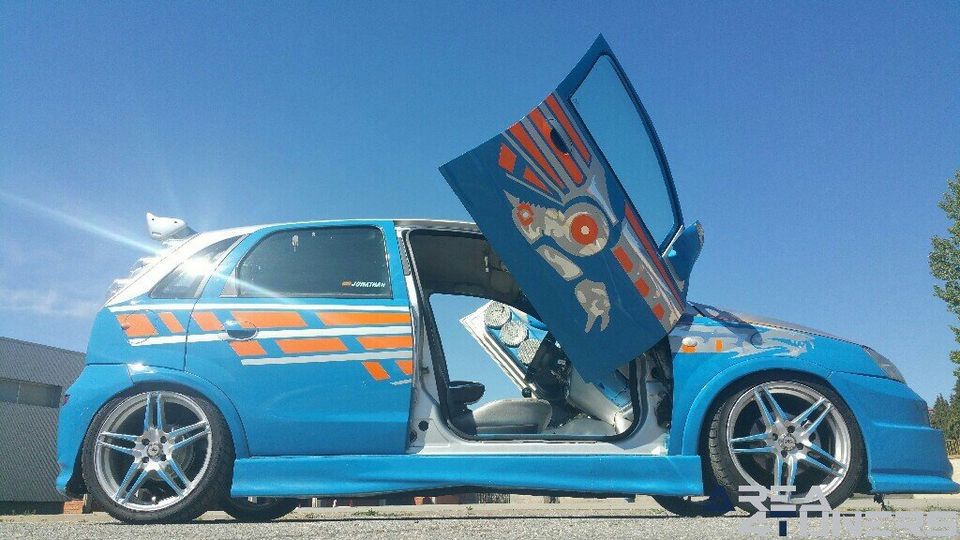 AREA4TUNERS REPORTAJE COCHE TUNING OPEL CORSA EL CORSITA