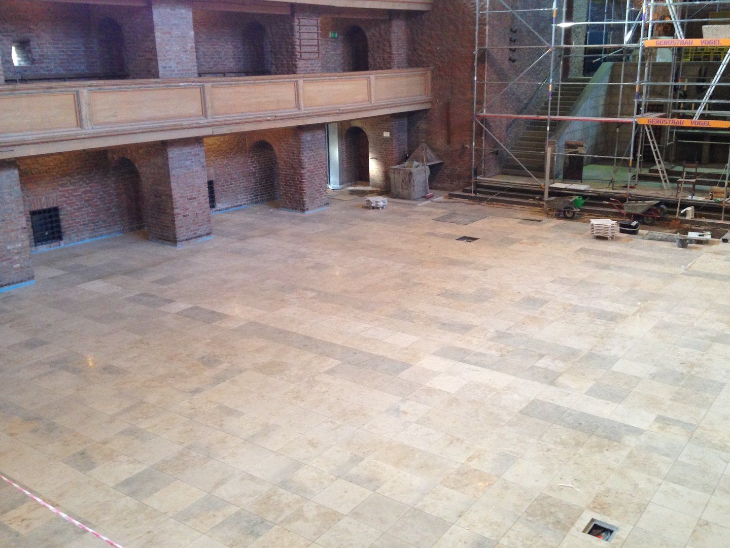 Restaurierung Kirchenboden Gustav-Adolf-Gedächtniskirche Nürnberg