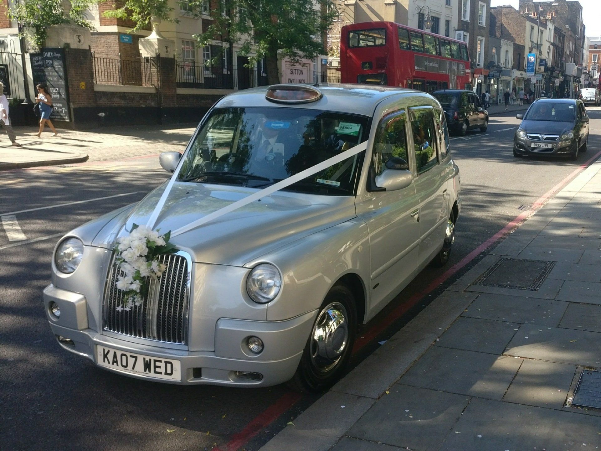 Silver TX4 Wedding Taxis from Wedding Taxi Premier