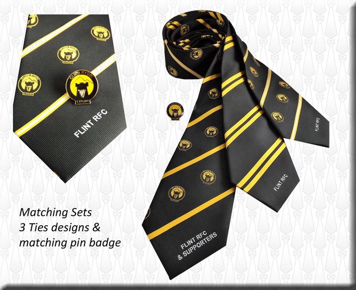 Sports club ties, football club ties, min qty 25pcs