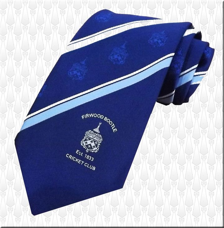 Sports club ties, football club ties, min qty 25pcs