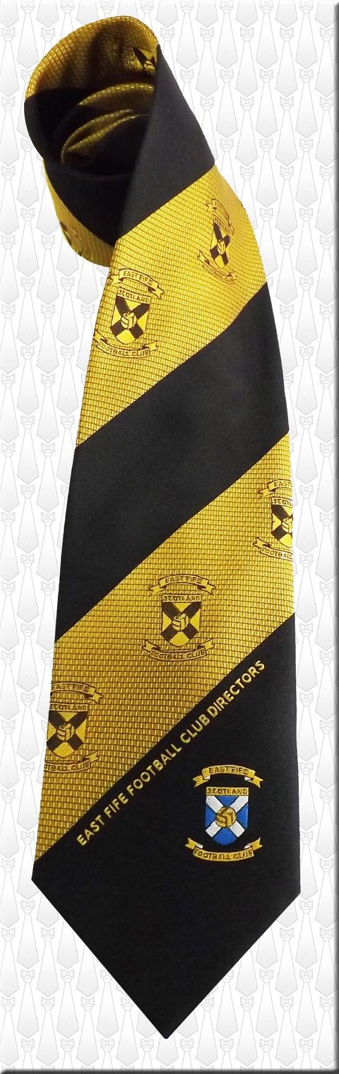 Sports club ties, football club ties, min qty 25pcs
