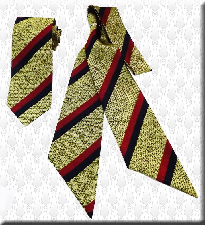 Sports club ties, football club ties, min qty 25pcs
