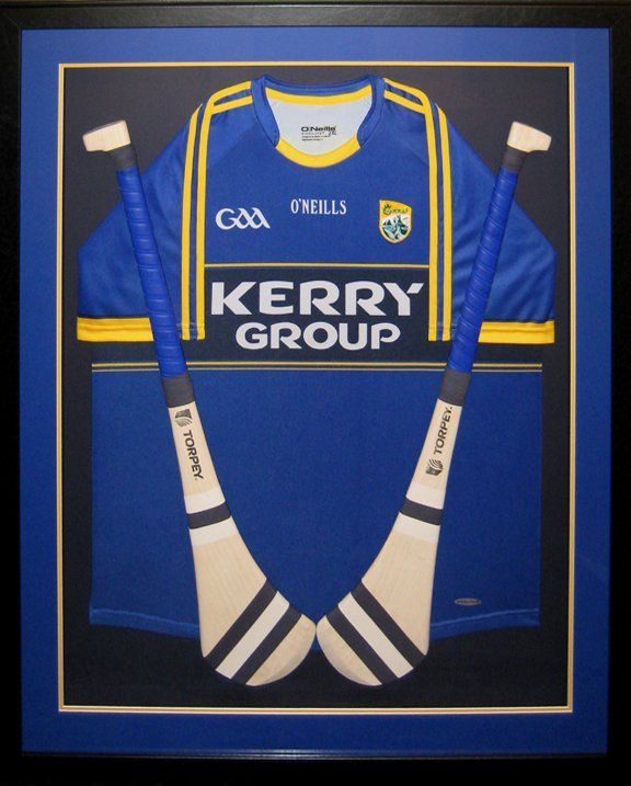 Shadow Box - Hurling Jersey and Sticks
