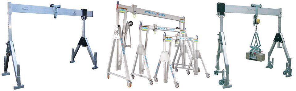 Mobile Gantry, A-Frame Gantry, Aluminium Gantry & Steel Gantry