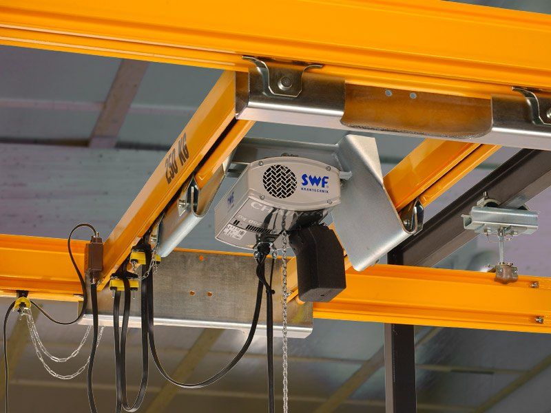 Light Crane Systems; Supply, Sales & Service - Steel & Aluminium