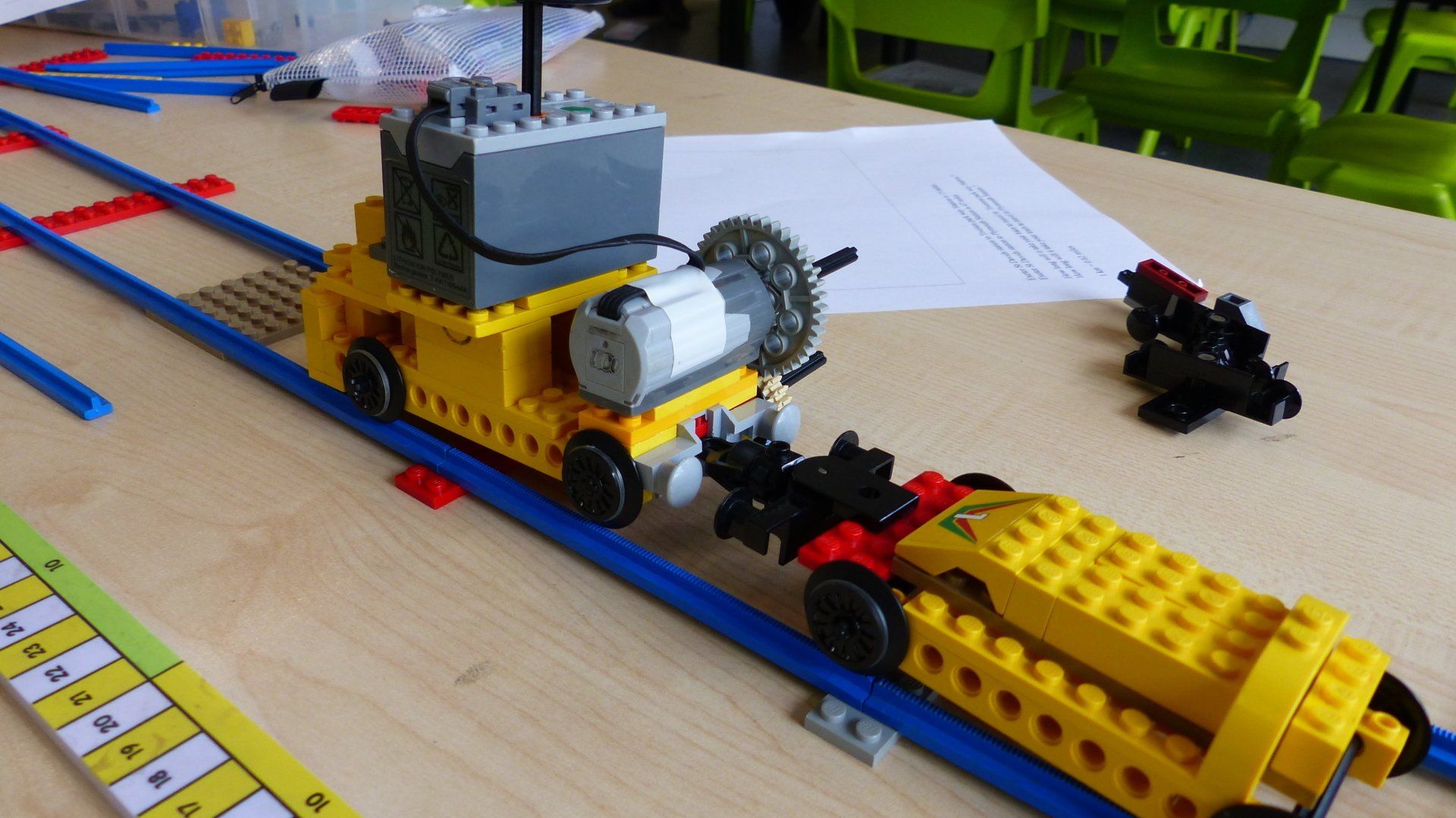 Design and technology workshop for schools. KS2 Maths. Lego Robot.