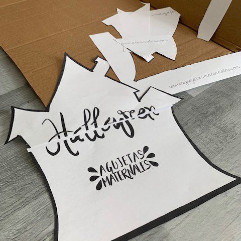 Casa encantada de Halloween