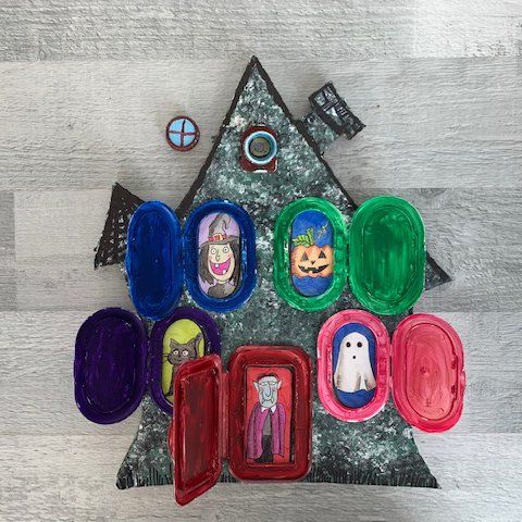 Casa encantada de Halloween